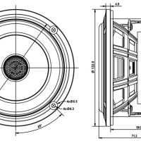 4″ SB12PFCR25-4-COAX - Sbacoustics